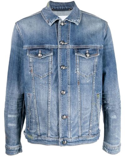 Blue Jacob Cohen Jackets for Men | Lyst