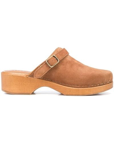 Brown RE/DONE Heels for Women | Lyst