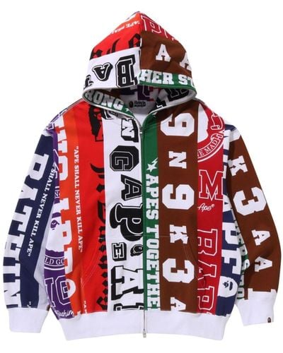 Red A Bathing Ape Clothing for Men | Lyst