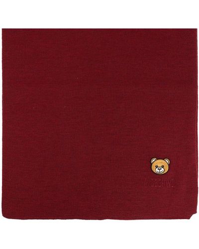 Red Moschino Scarves and mufflers for Women | Lyst
