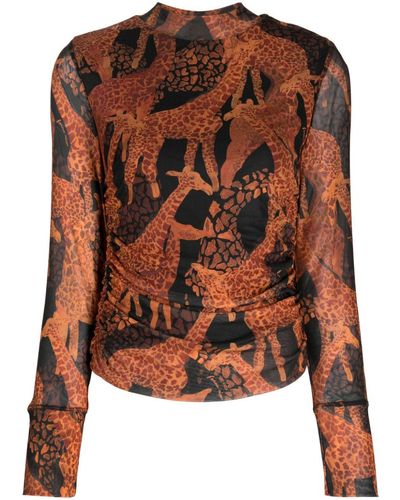 Brown FARM Rio Tops for Women | Lyst