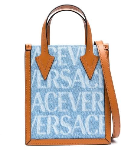 Blue Versace Tote bags for Men | Lyst