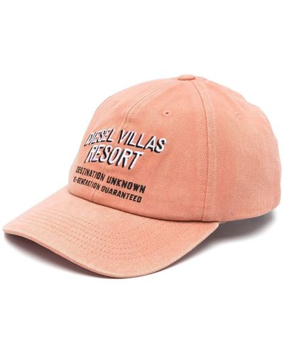 Pink DIESEL Hats for Men | Lyst