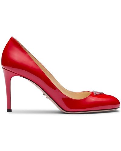 Red Prada Heels for Women | Lyst