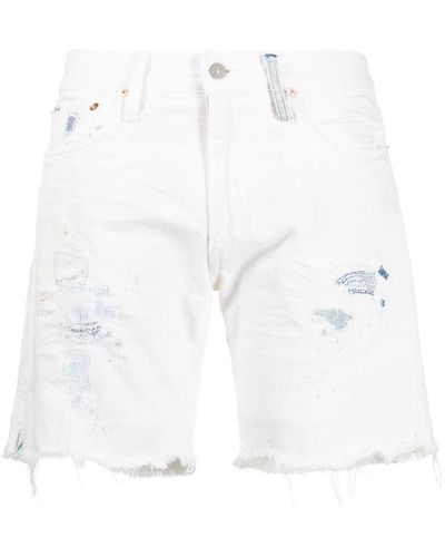 White Polo Ralph Lauren Shorts For Men Lyst