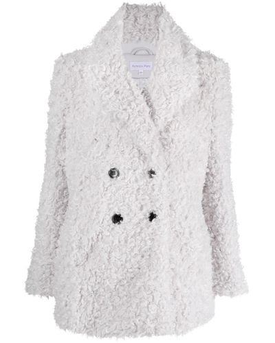 White Patrizia Pepe Coats for Women | Lyst