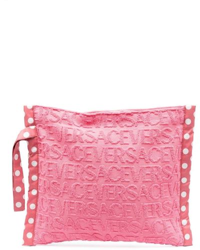 Pink Versace Makeup bags and cosmetic cases for Women | Lyst
