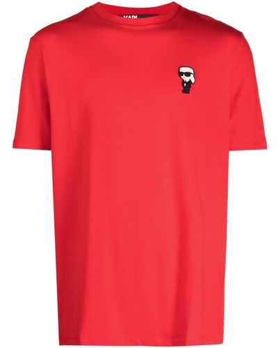 Red Karl Lagerfeld T-shirts for Men | Lyst