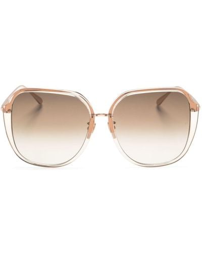 Natural Linda Farrow Sunglasses for Women | Lyst