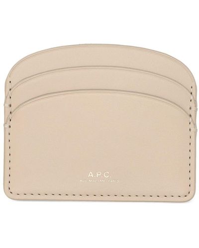 Natural A.P.C. Wallets and cardholders for Women | Lyst