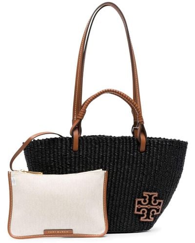 Black Tory Burch Beach bag tote and straw bags for Women | Lyst