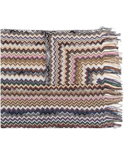 Metallic Missoni Scarves and mufflers for Women | Lyst