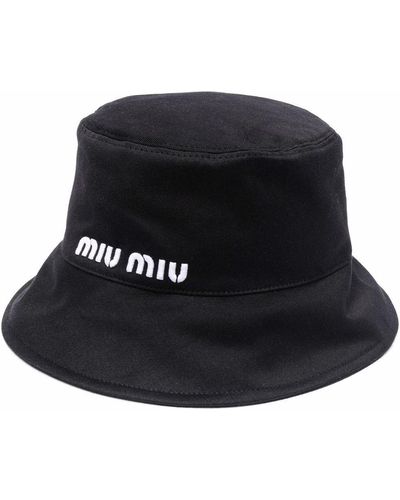 Black Miu Miu Hats for Women | Lyst