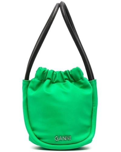 Green Ganni Bucket bags and bucket purses for Women | Lyst