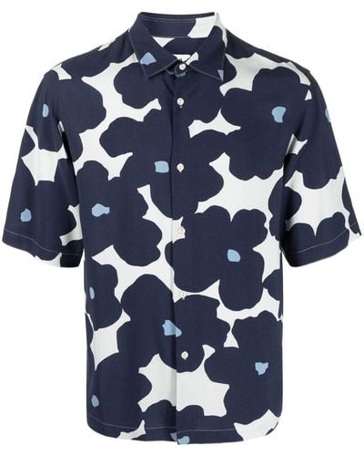 Blue Sandro Shirts for Men | Lyst