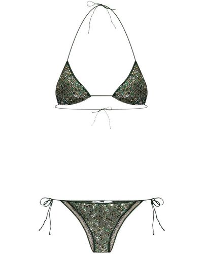 Green Bikinis For Women Lyst