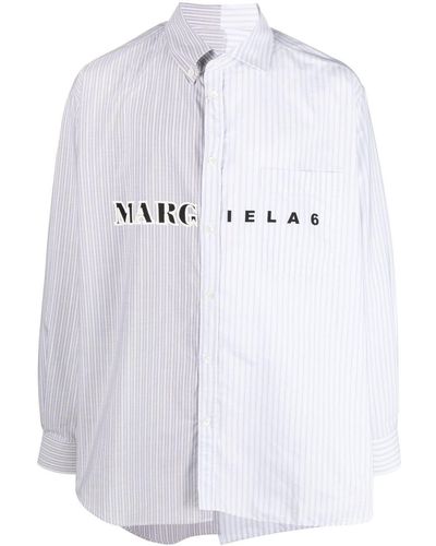 Blue MM6 by Maison Martin Margiela Shirts for Men | Lyst