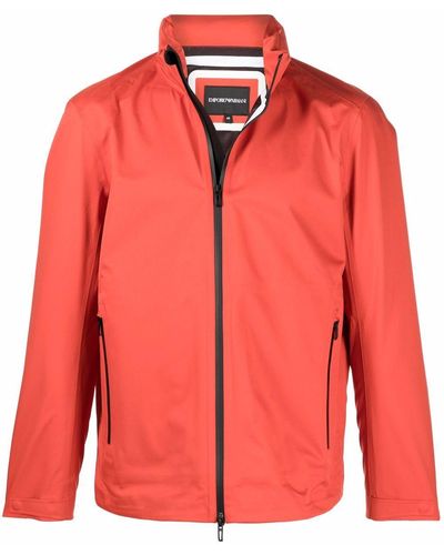 Red Emporio Armani Jackets for Men | Lyst
