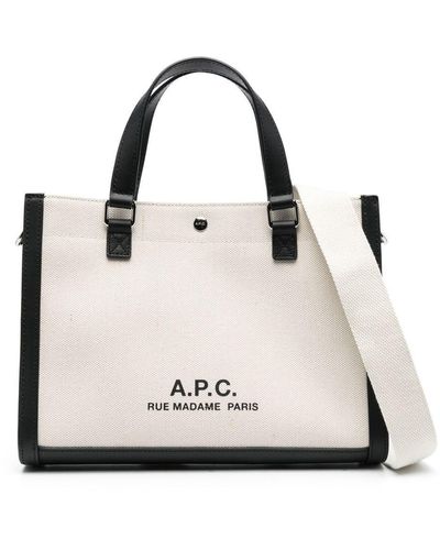 Natural A.P.C. Tote bags for Women | Lyst