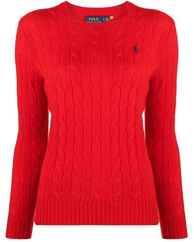 Red Polo Ralph Lauren Sweaters and knitwear for Women | Lyst