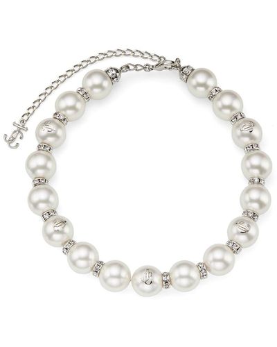 Metallic Jimmy Choo Necklaces for Women | Lyst