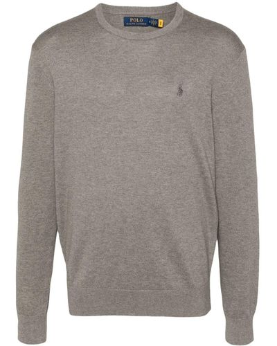 Gray Polo Ralph Lauren Knitwear for Men | Lyst