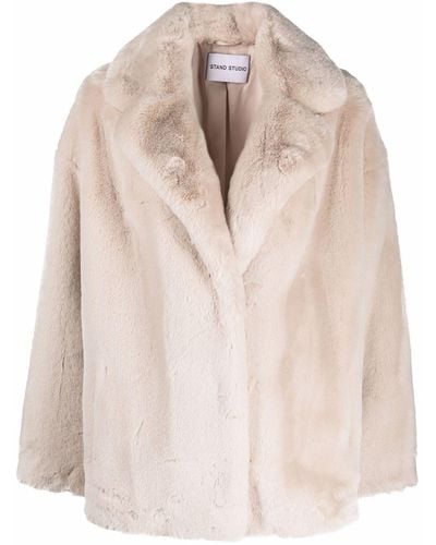 Stand Studio Fur coats for Women | Online Sale up to 62% off | Lyst