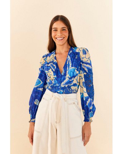 FARM Rio Long-sleeved tops for Women | Online Sale up to 50% off | Lyst