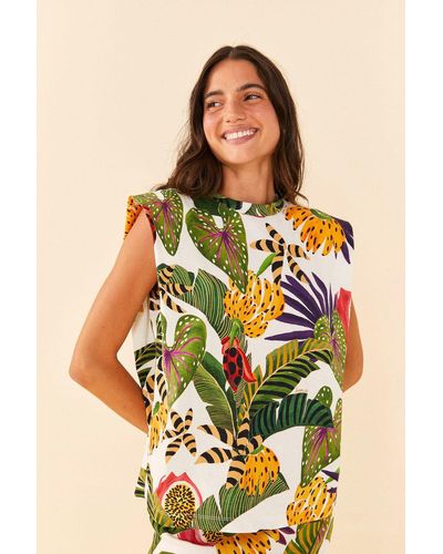 FARM Rio T-shirts for Women | Online Sale up to 60% off | Lyst