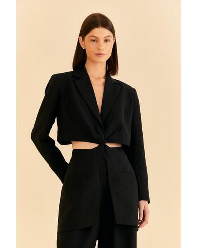 Black FARM Rio Jackets for Women | Lyst