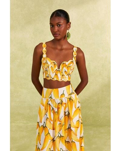 Yellow FARM Rio Tops for Women | Lyst