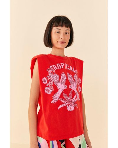 FARM Rio T-shirts for Women | Online Sale up to 60% off | Lyst
