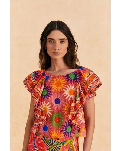 Orange FARM Rio Tops for Women | Lyst