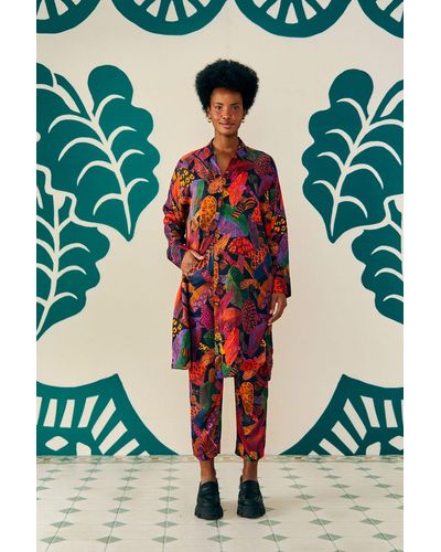 Green FARM Rio Pants, Slacks and Chinos for Women | Lyst