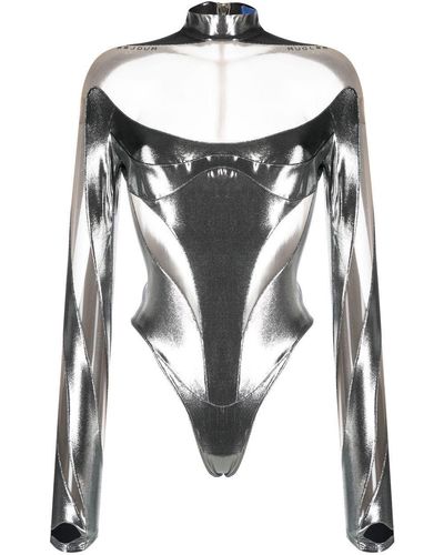 Metallic Bodysuits for Women | Lyst