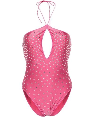 Pink One-piece swimsuits and bathing suits for Women | Lyst