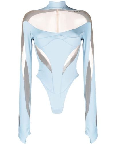 Blue Bodysuits for Women | Lyst