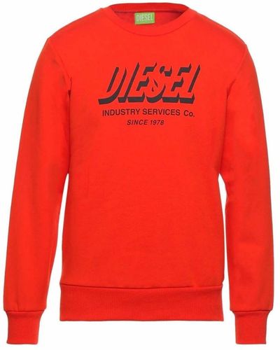 Red DIESEL Sweaters and knitwear for Men | Lyst