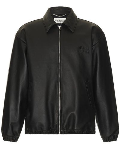 Black Wacko Maria Jackets for Men | Lyst