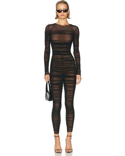 Black SER.O.YA Jumpsuits and rompers for Women | Lyst