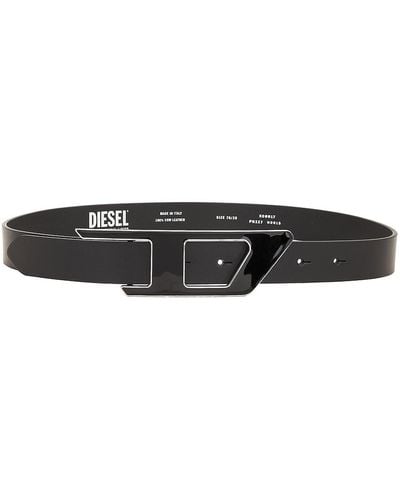 Black DIESEL Belts for Women | Lyst