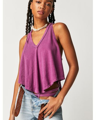Purple Free People Tops for Women | Lyst