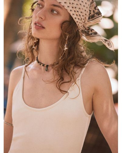 Natural Free People Scarves and mufflers for Women | Lyst