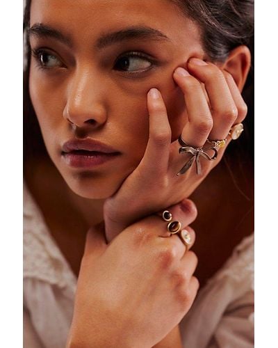 Natural Free People Rings for Women | Lyst