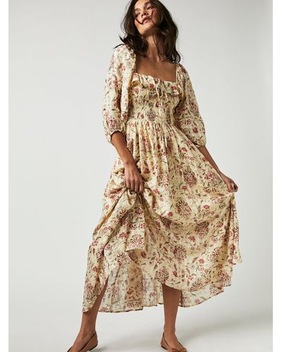 Natural Free People Dresses for Women | Lyst