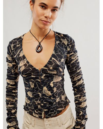 Natural Free People Tops for Women | Lyst