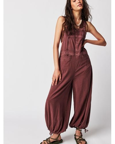 Red Free People Jumpsuits and rompers for Women | Lyst