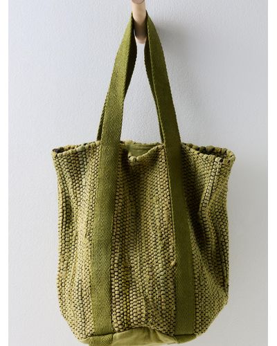 Green Free People Tote bags for Women | Lyst