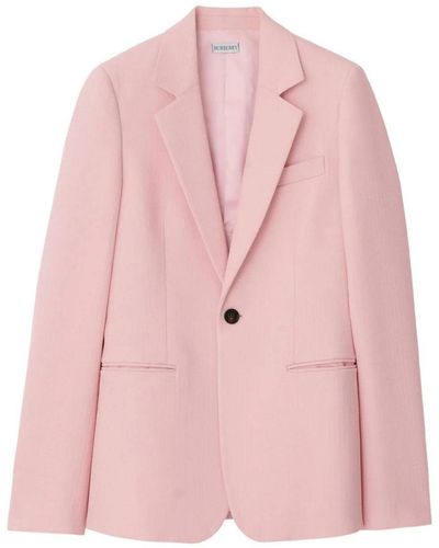 Pink Burberry Jackets for Women | Lyst