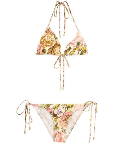 Metallic Zimmermann Beachwear and swimwear outfits for Women | Lyst